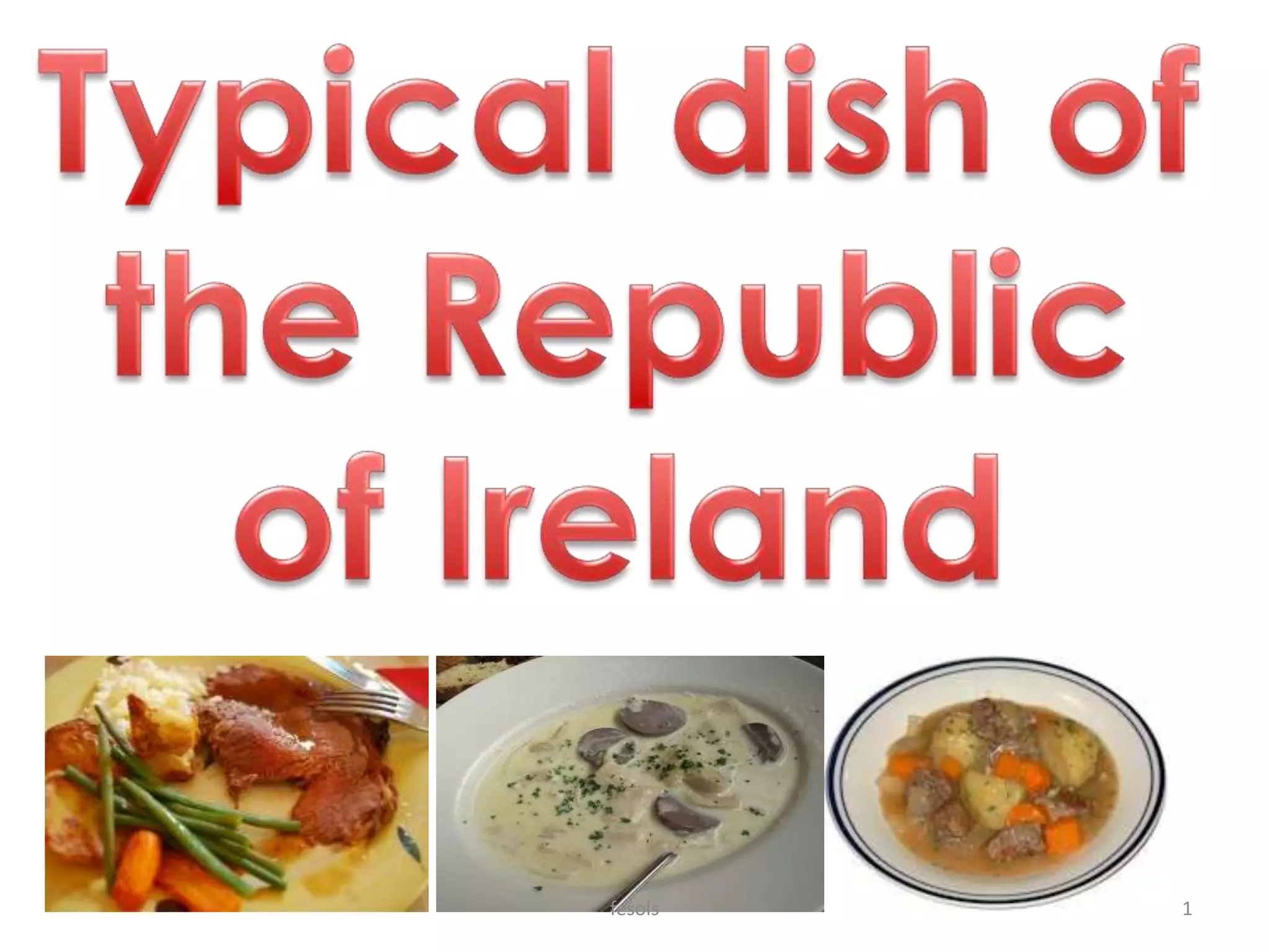 Ireland gastronomy | PPTX