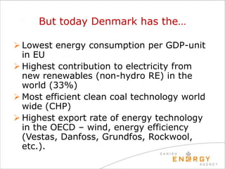 Denmark's goal of independence from Fossil Fuels by 2050 | PPTX