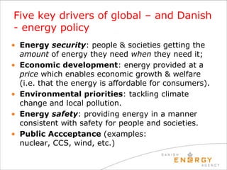 Denmark's goal of independence from Fossil Fuels by 2050 | PPTX