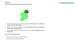 Ireland ESL Lesson powerpoint presentation | PPTX