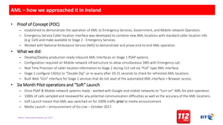 EENA 2018 - Advanced Mobile Location - AML | PPT