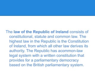 Ireland political history | PPT
