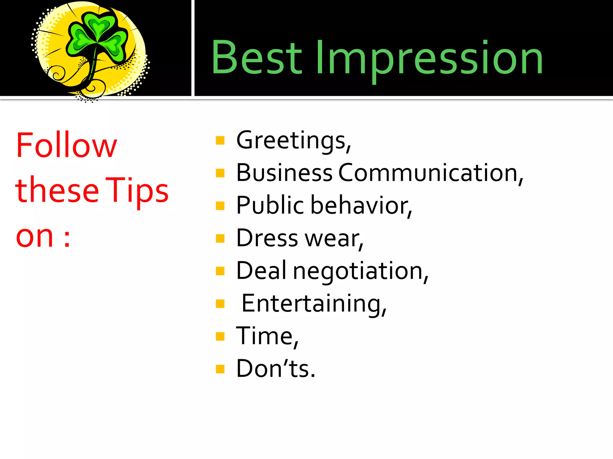 Ireland Business Communication | PPTX