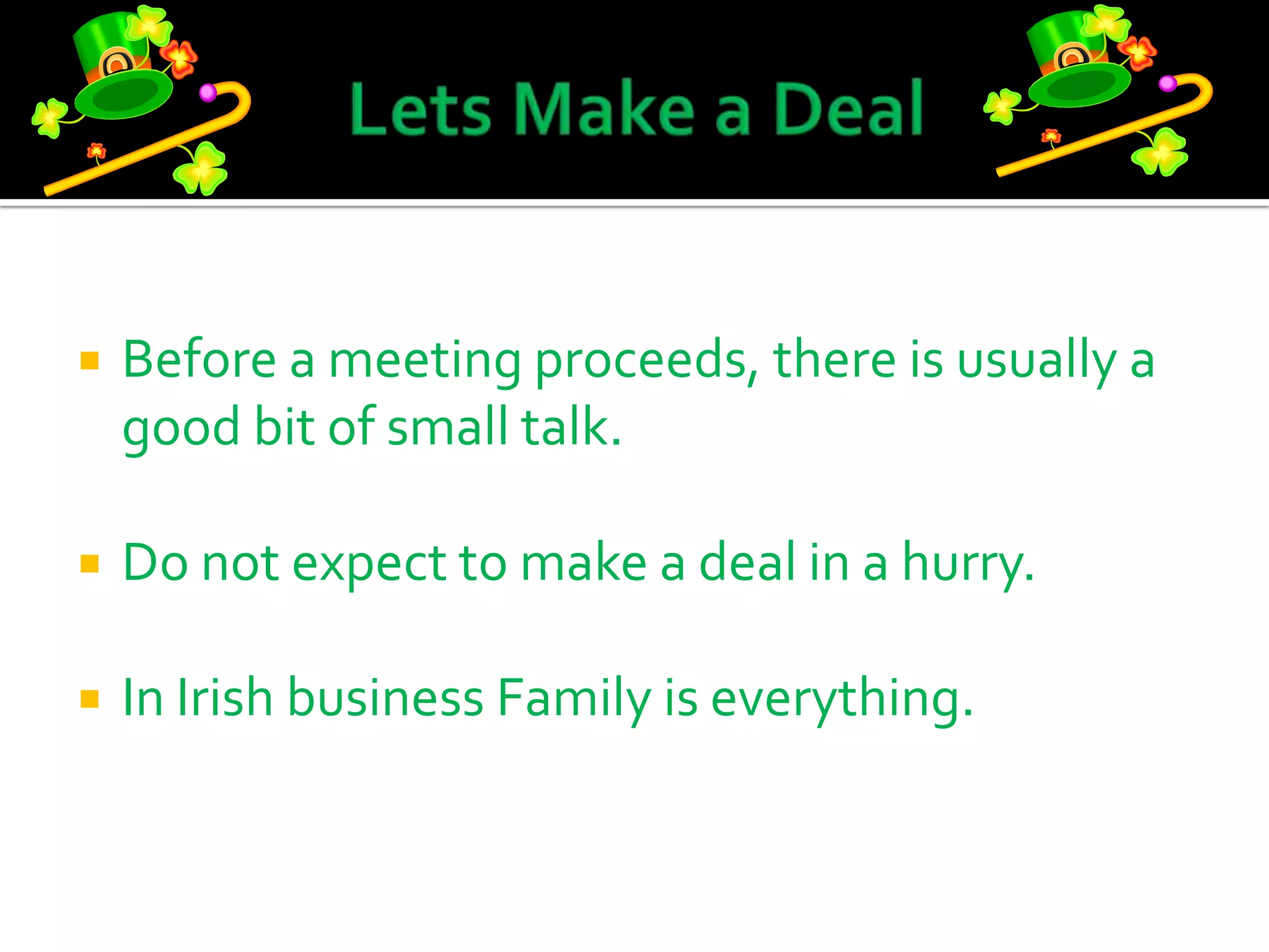 Ireland Business Communication | PPTX
