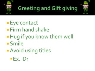 Ireland Business Communication | PPTX