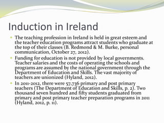 Ireland's National Induction Programme for Teachers | PPTX