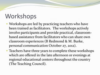 Ireland's National Induction Programme for Teachers | PPTX