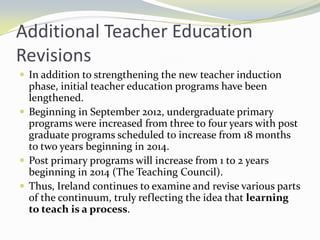 Ireland's National Induction Programme for Teachers | PPTX