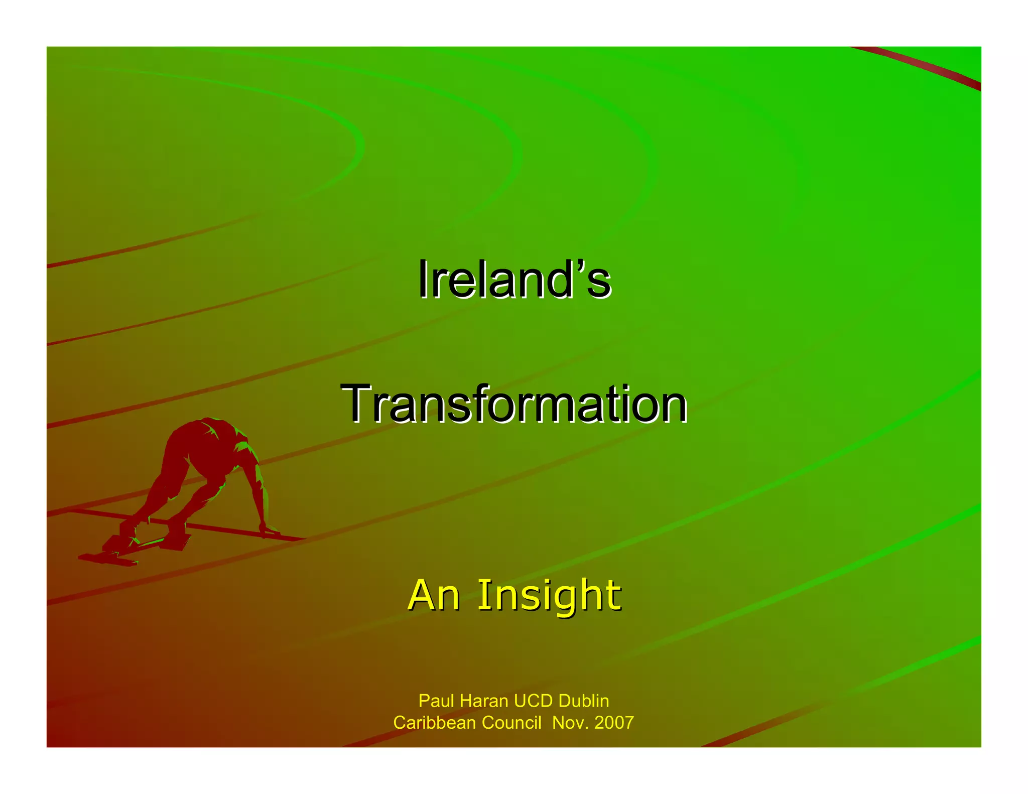Irelands Transformation By Paul Haran | PDF