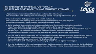 Ireland VFS Checklist By Edugo Abroad | PDF