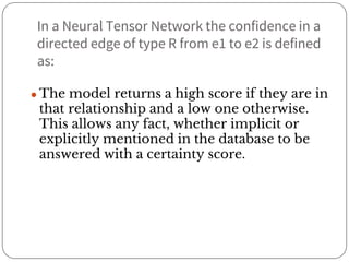 IRE Major Project - Reasoning over Knowledge Base | PPT