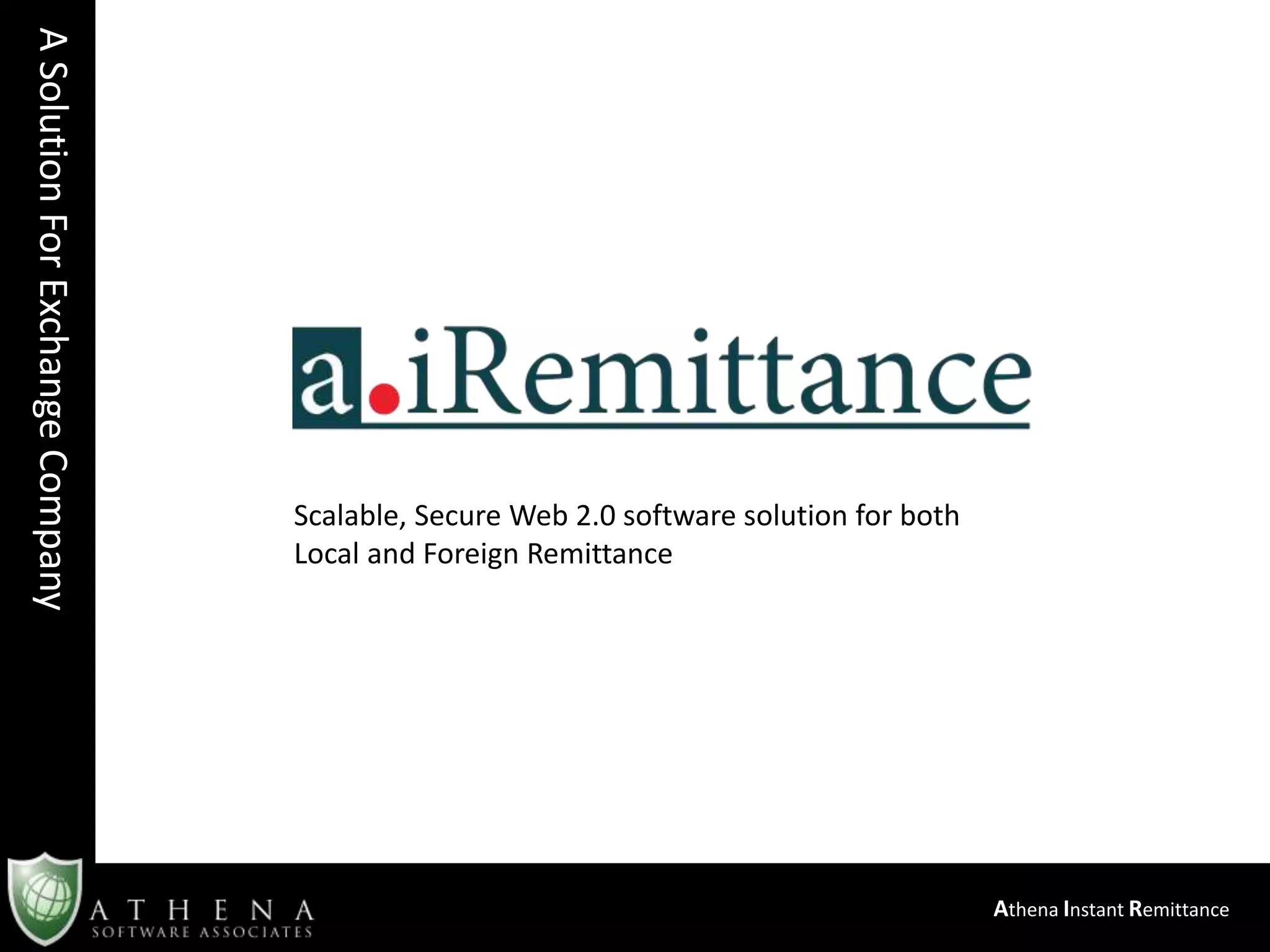 Athena Remittance Management System-ARMS | PPTX