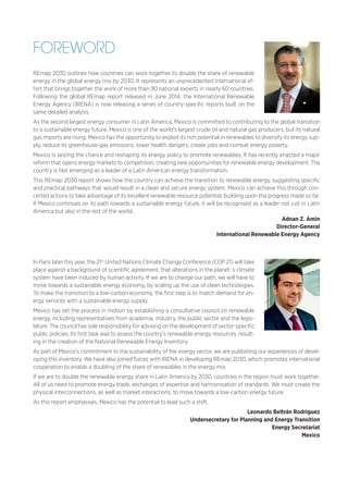 Mexico Energy reform Renewable Energy Roadmap | PDF