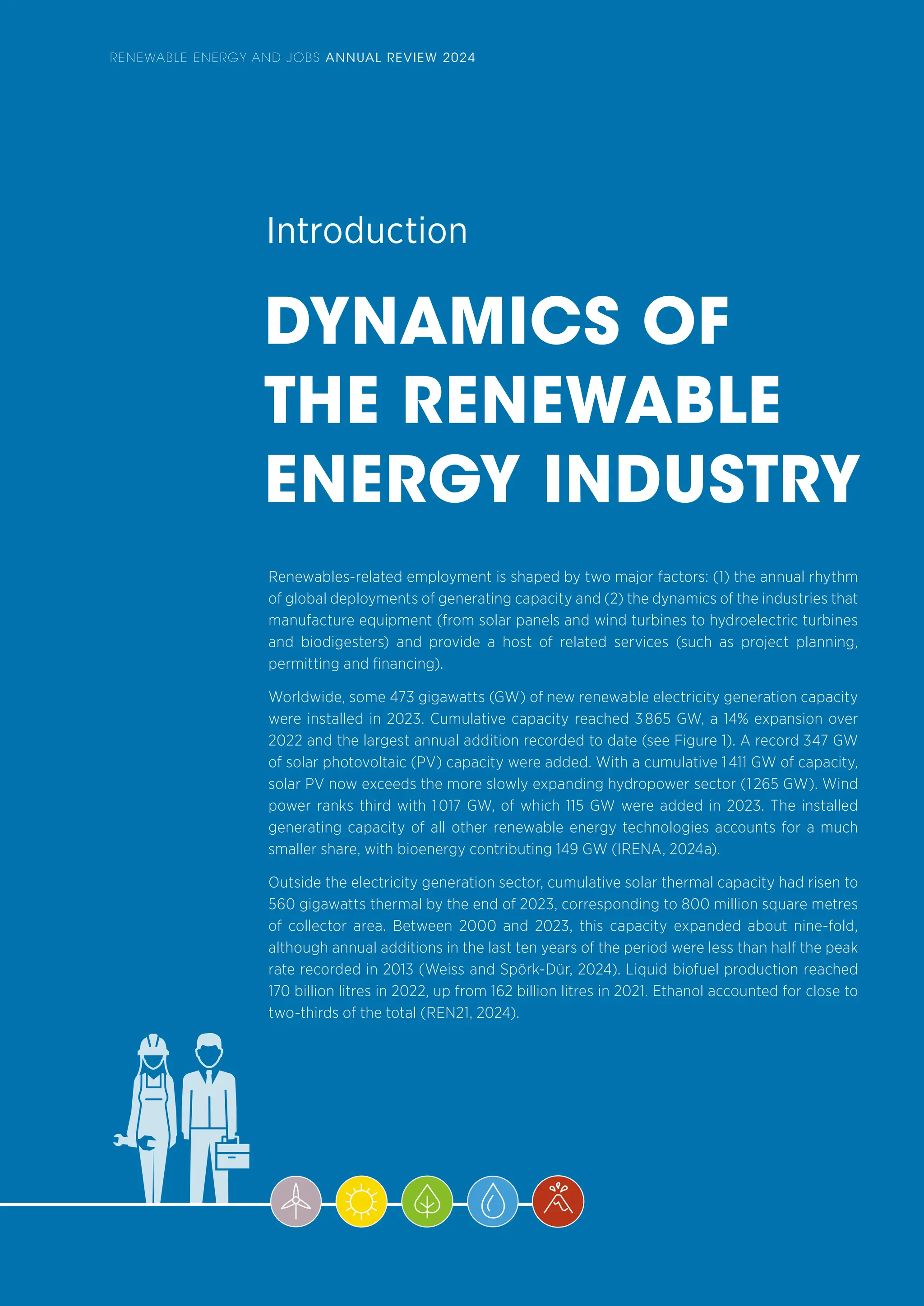 IRENA Renewable Energy and Jobs Report 2024 | PDF