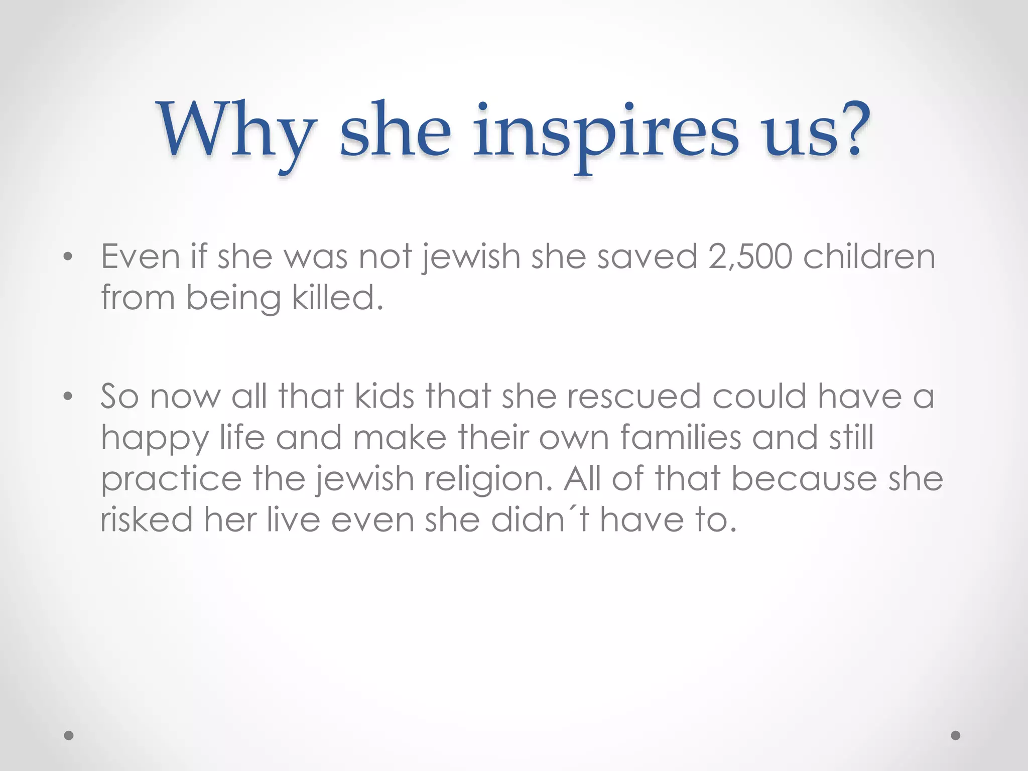 Irena Sendler- World History presentation | PPTX