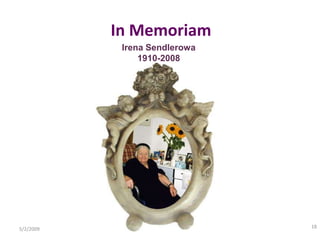 Irena Sendler A Woman Of Inspiration Life In A Jar | PPSX