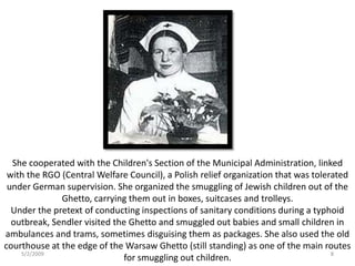 Irena Sendler A Woman Of Inspiration Life In A Jar | PPSX
