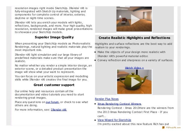 Top sketchup rendering plugins - pleasehost