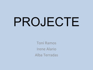 Fons Marí - Toni Ramos, Irene Alario, Alba Terradas | PPT