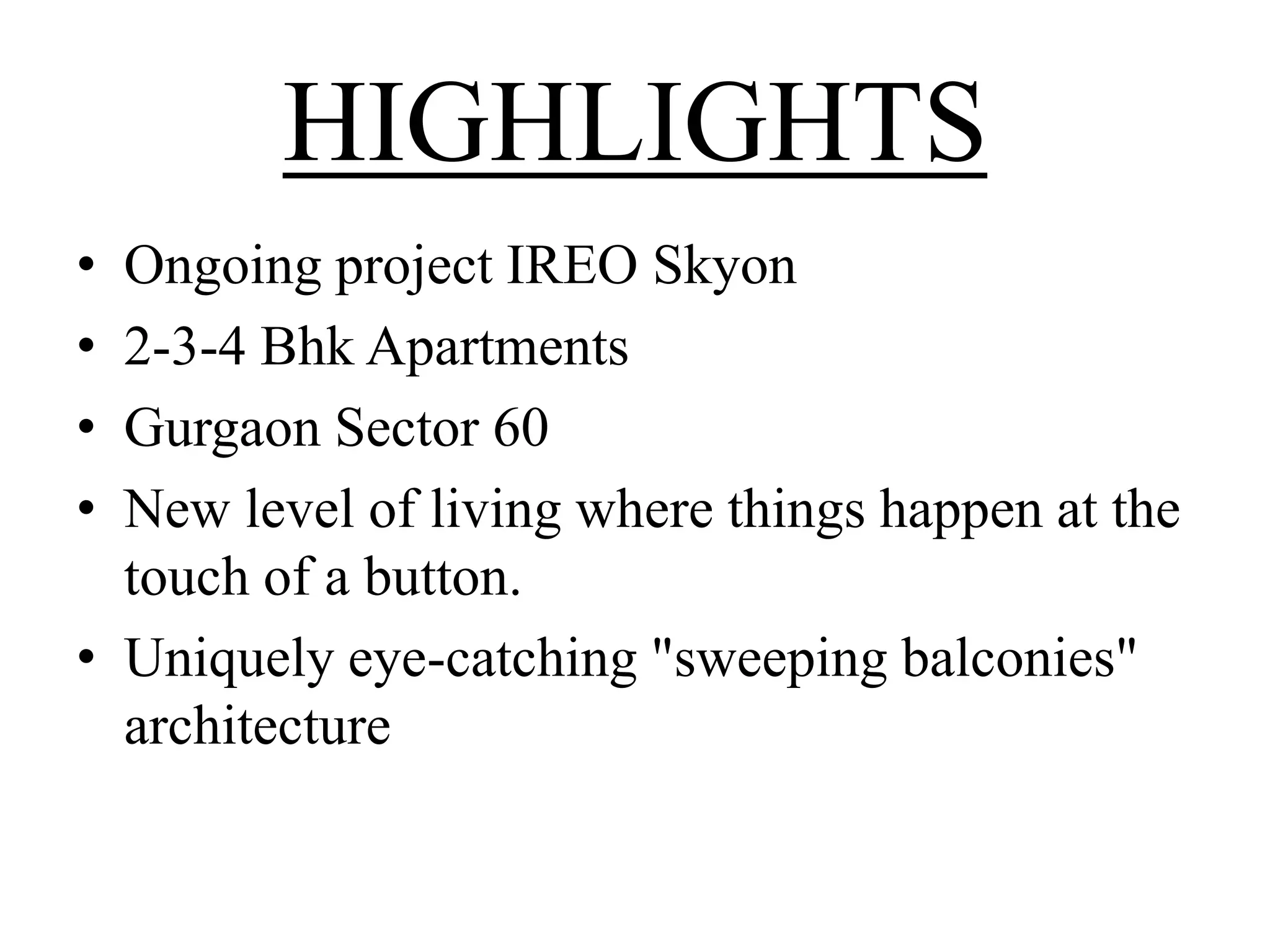 Ireo skyon sector 60 gurgaon | PPTX