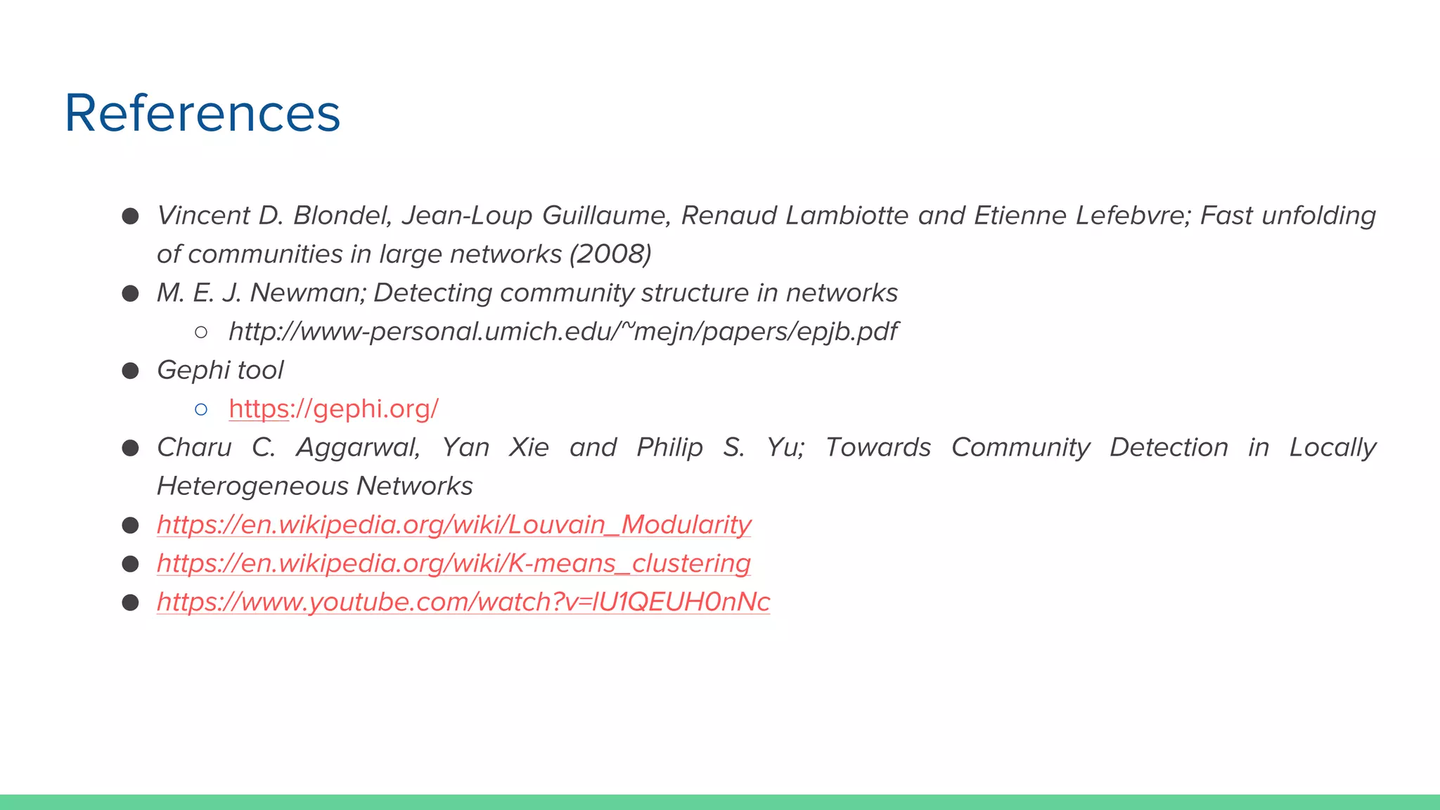 Community Detection | PPTX