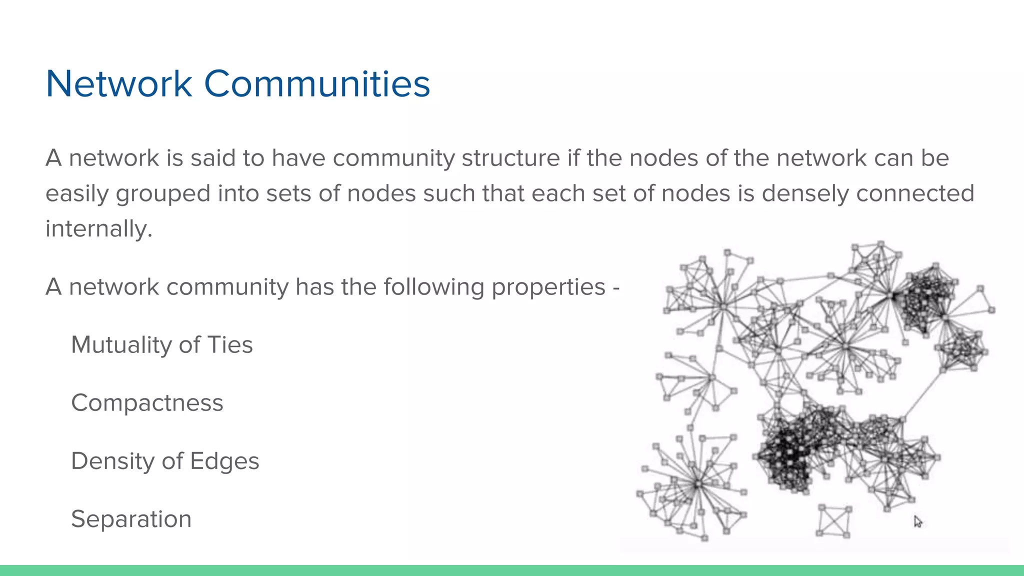 Community Detection Pptx Social Networking Internet