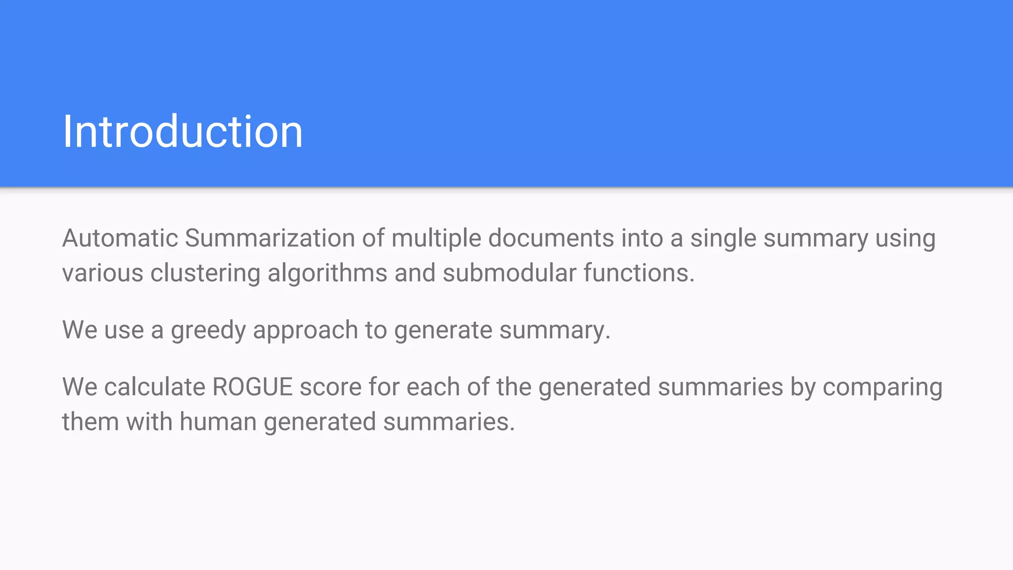Text Summarization | PDF