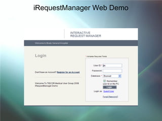 I requestmanager for_x3 | PPT
