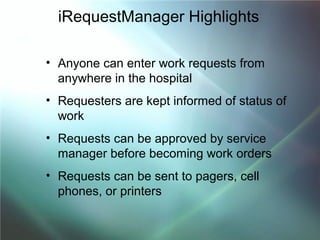I requestmanager for_x3 | PPT