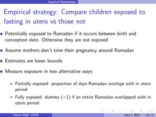 Persistent Effects of Fasting | PDF | Pregnancy | Reproductive Health