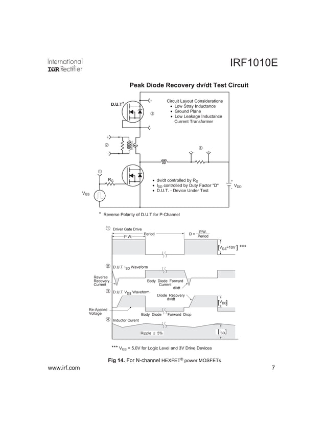 Original N-Channel Power MOSFET IRF1010EPBF IRF1010 1010 60V 84A TO-220 New International ...