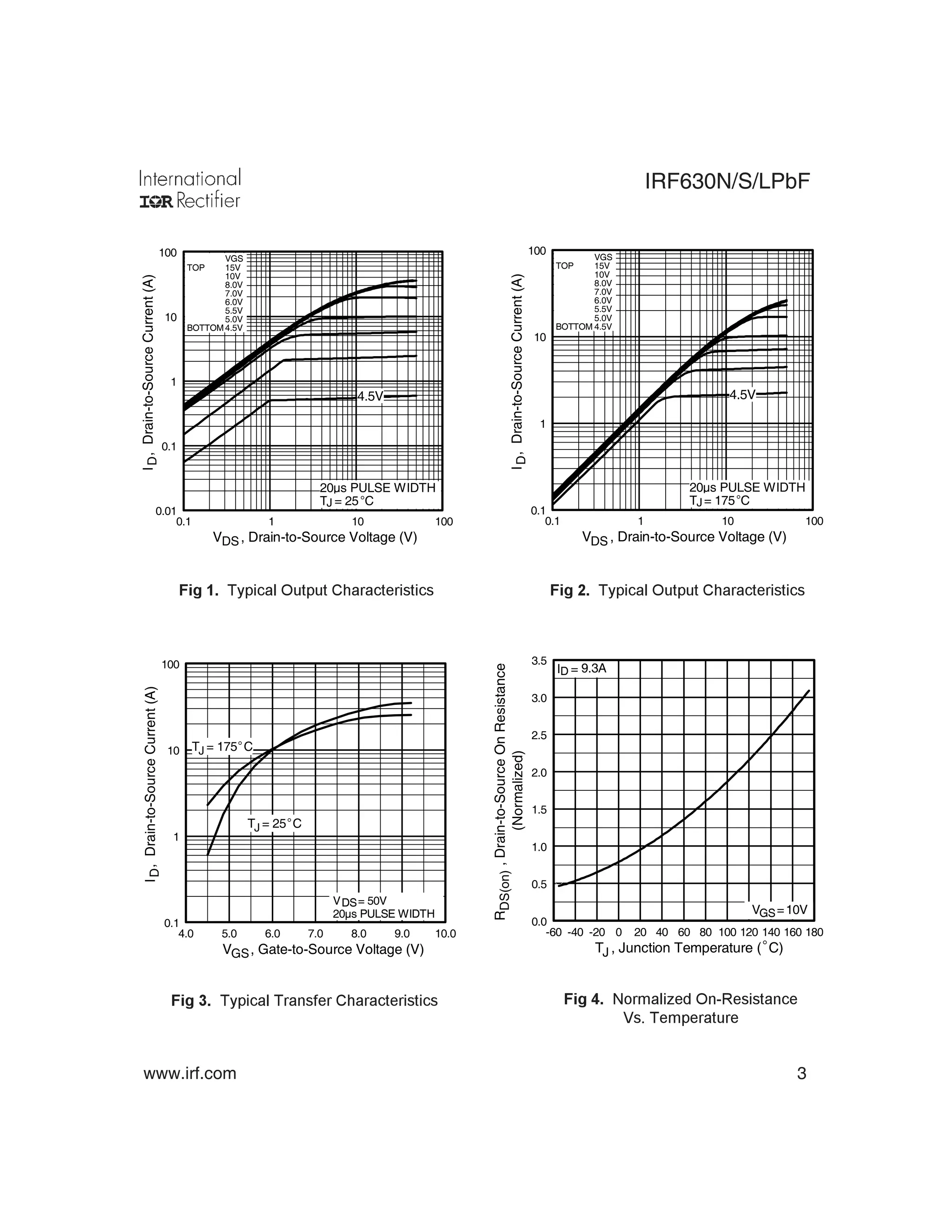 Original N Channel Mosfet IRF630N IRF630 TO-220 9.3A 200V New IR | PDF