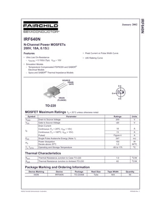 IRF640N.pdftt5ddghh6yjnhffyjjvxdybvrthvf | PDF