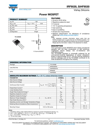 Irf9530 | PDF | Physics | Science