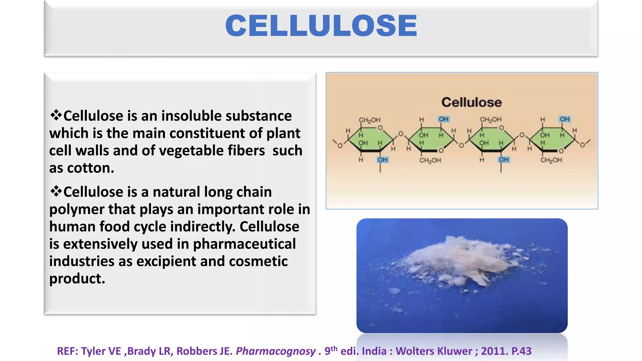 Derivatives of Cellulose | PPT