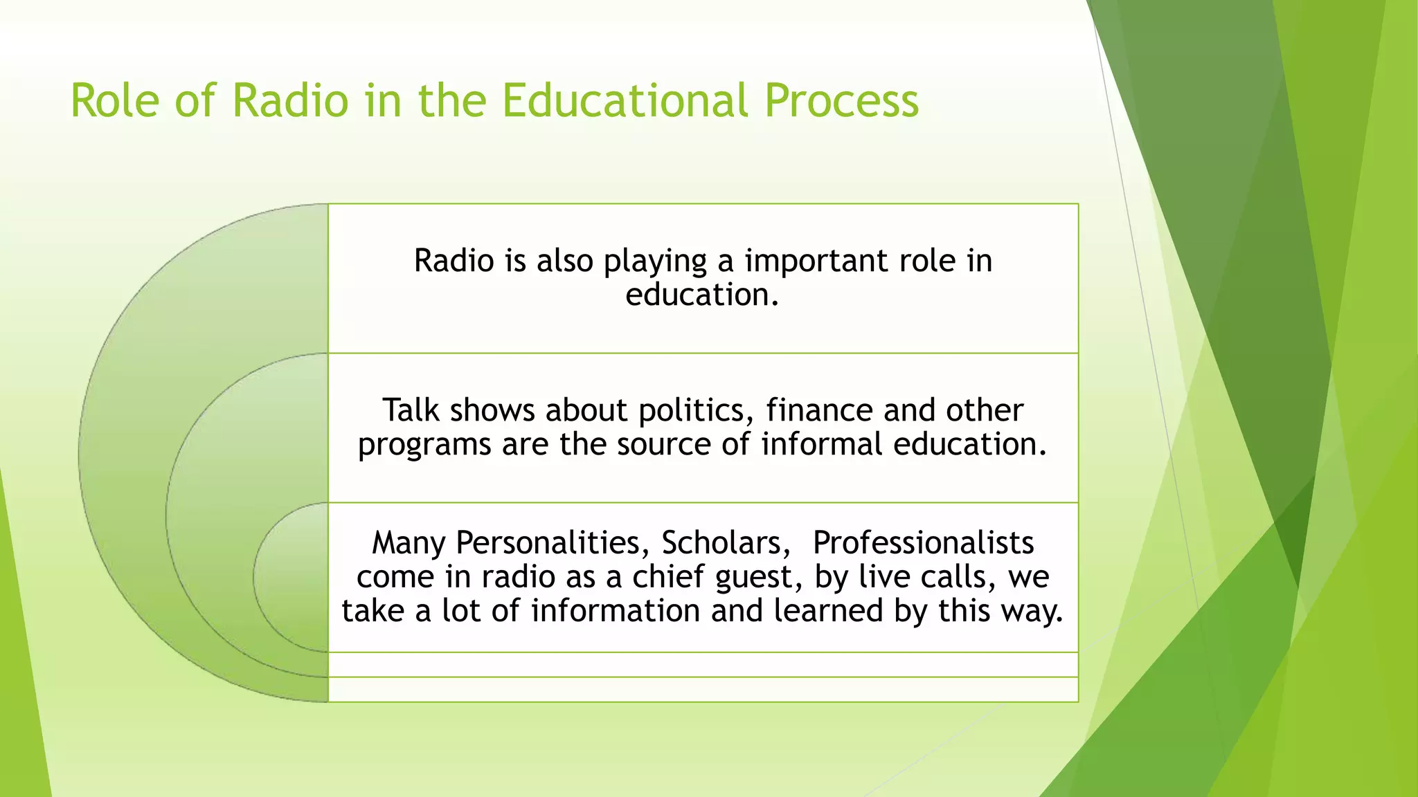 role of media in education | PPTX