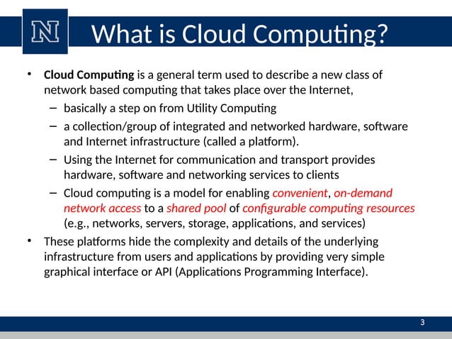 Introduction to Cloud Computing(basics). | PPT