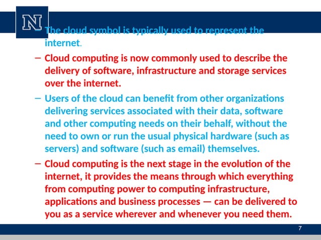 Introduction to Cloud Computing(basics). | PPT