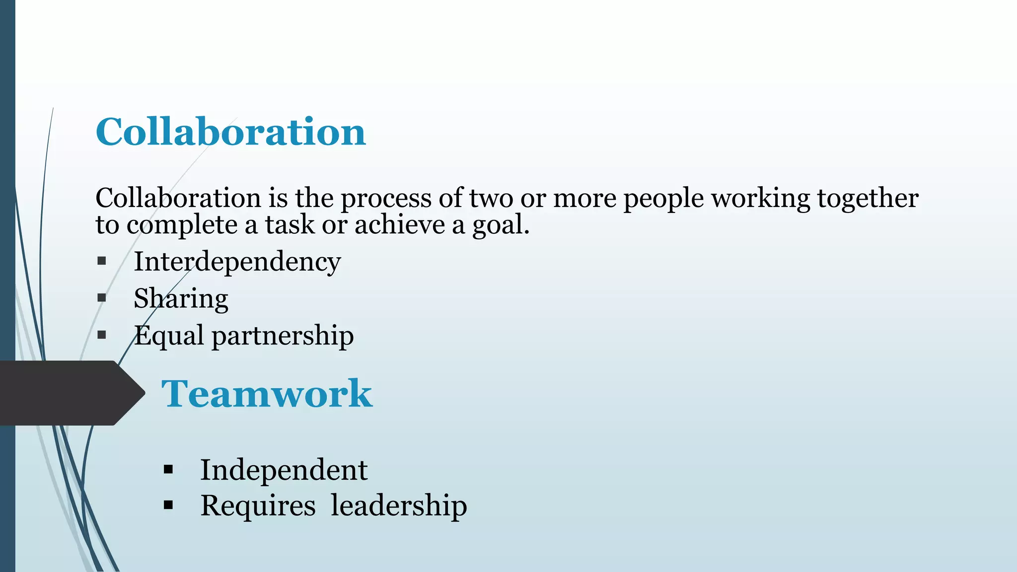 Psychological aspect of collaboration | PPTX