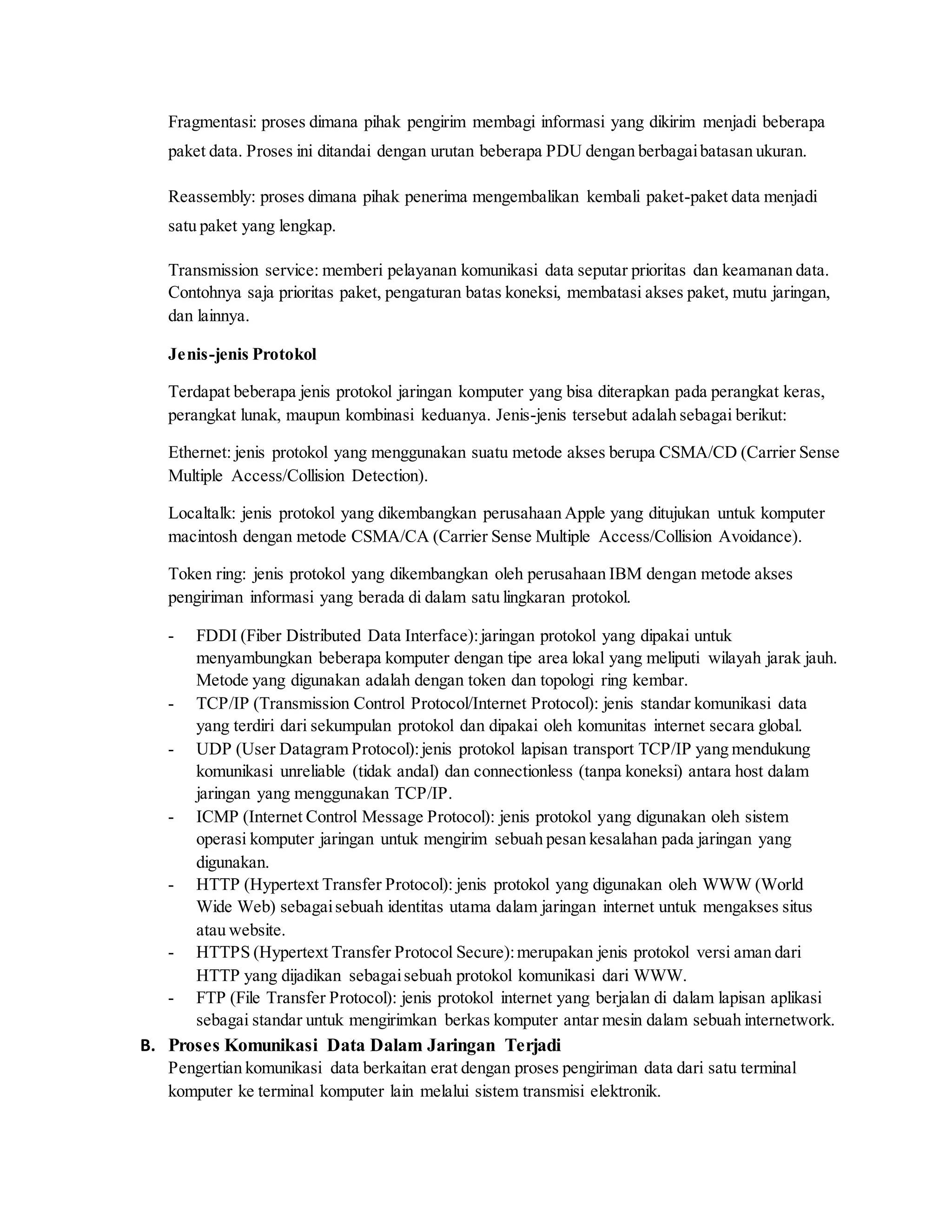 Tugas 1 Jarkom SI18E Irfan nasrudin | PDF | Free Download