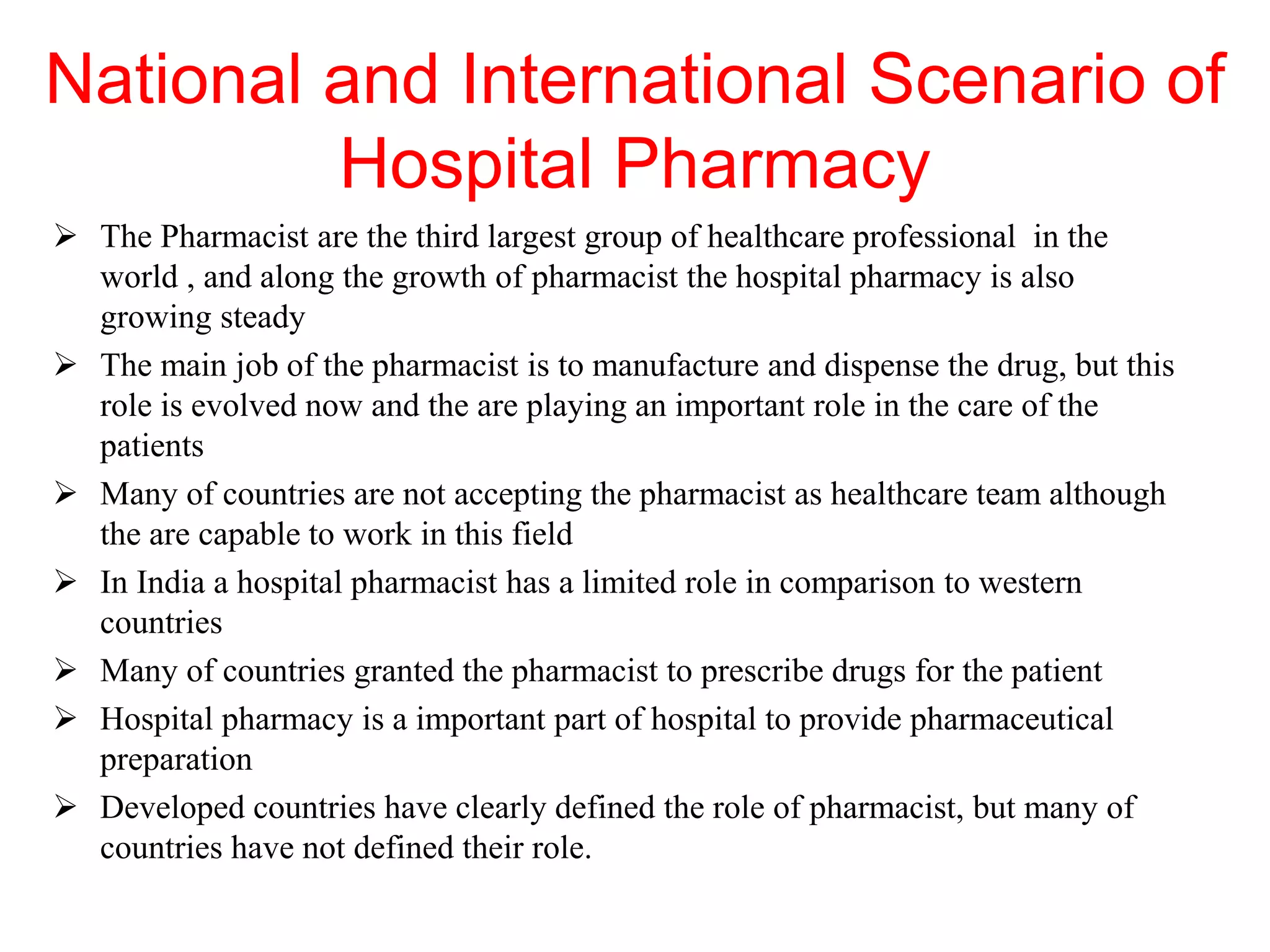 Hospital &Clinical Pharmacy By Irfan khan(Lecturer)) | PPTX