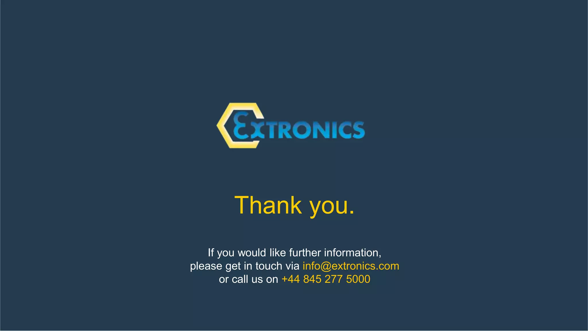 Extronics iRFID500 Track and Trace use case | PPT