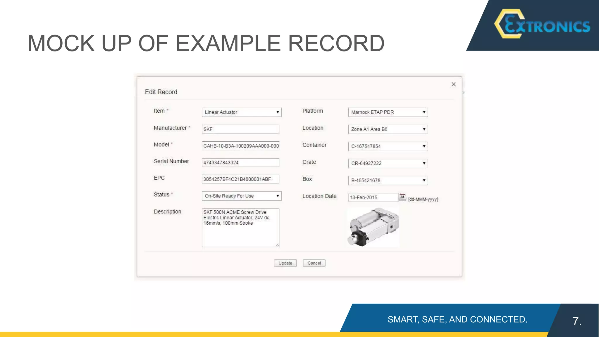 Extronics iRFID500 Track and Trace use case | PPT