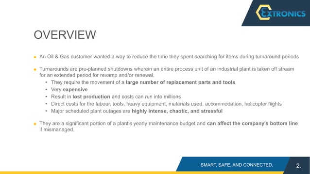 Extronics iRFID500 Track and Trace use case | PPT