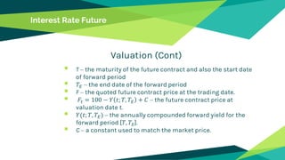 Valuing Interest Rate Futures | PPT
