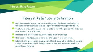 Valuing Interest Rate Futures | PPT
