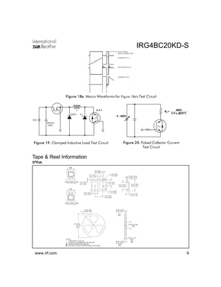 Original IGBT IRG4BC20KD-S G4BC20KD 600V 9A TO-263 New | PDF
