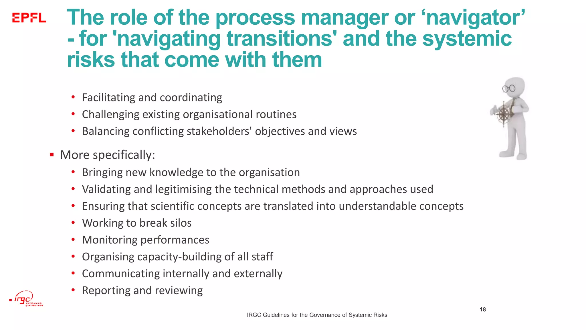 IRGC Guidelines for the Governance of Systemic Risks | PPTX