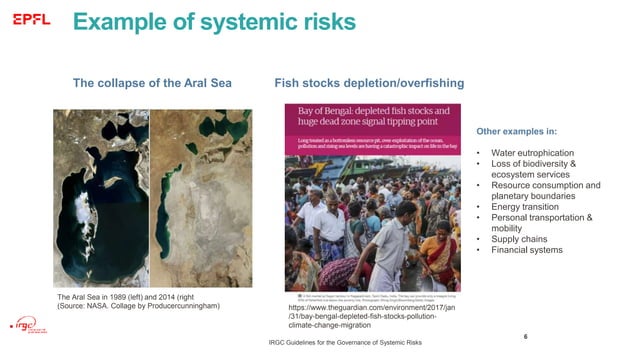 IRGC Guidelines for the Governance of Systemic Risks | PPTX
