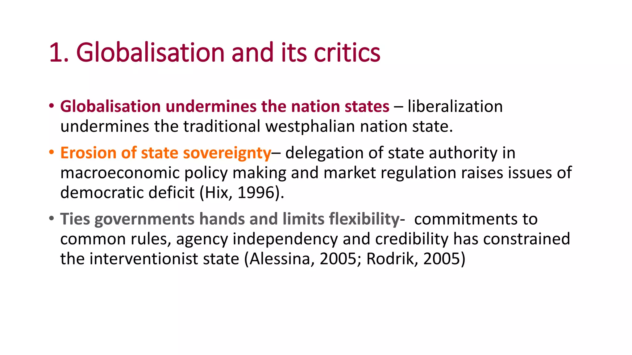 Globalisation Paradox and International Relations | PPTX | Political ...